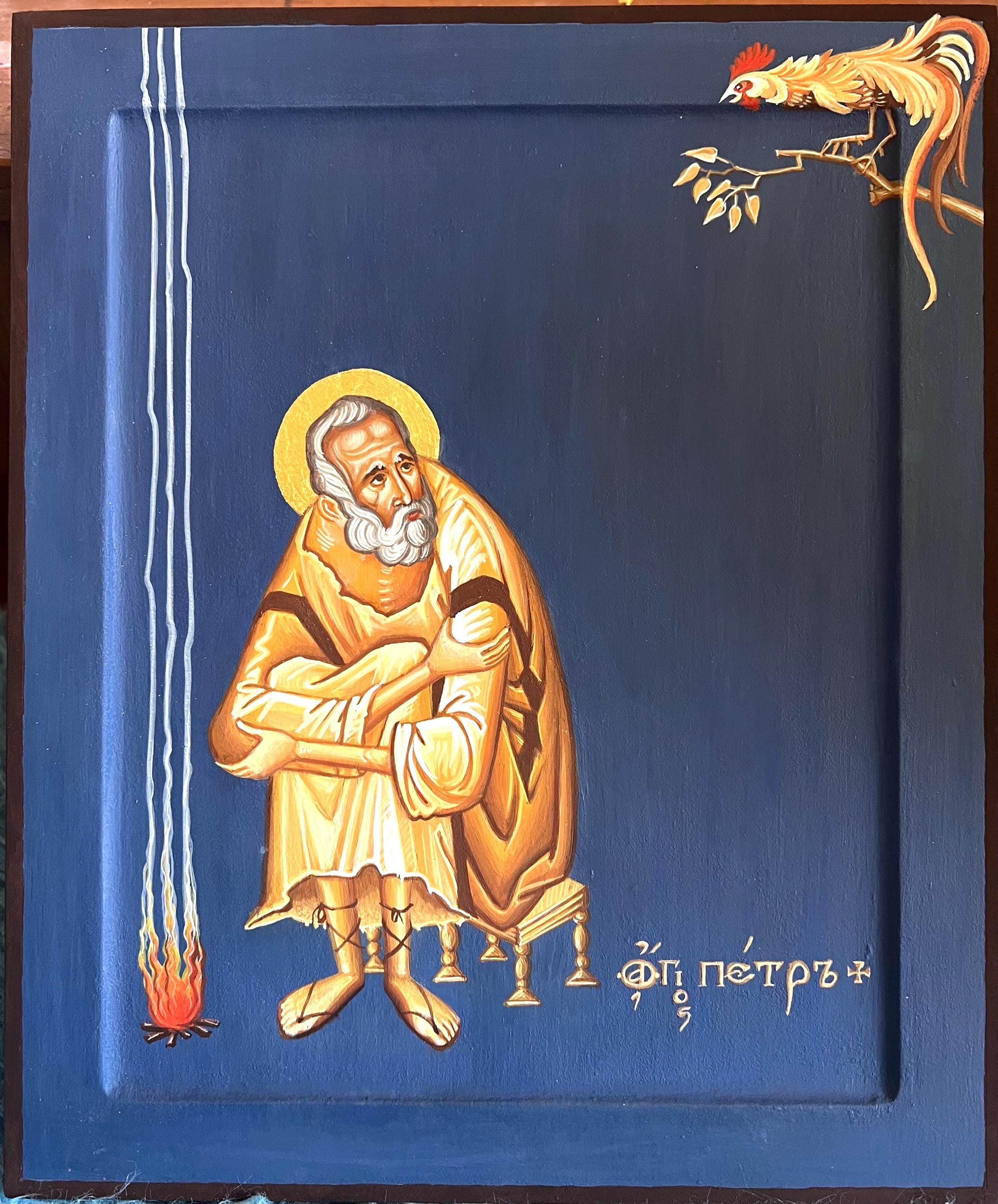 Hand-painted Saint Peter Icon, Orthodox Art - Etsy