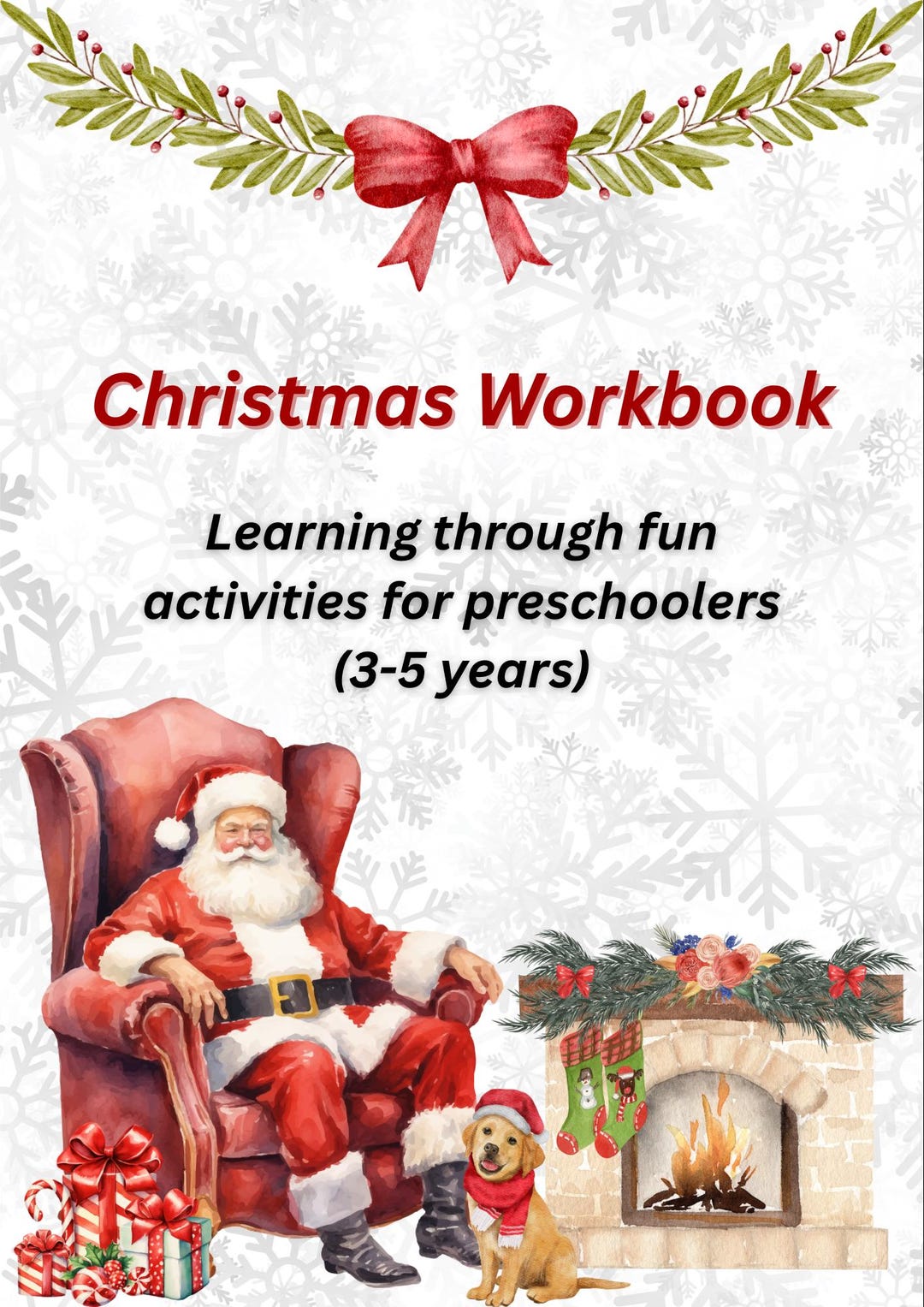 Christmas Workbook for Kids | Learning Through Fun | Preschool ...