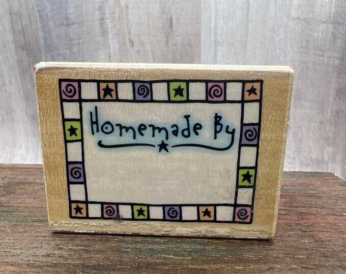 Homemade by Label Used Rubber Stamp View All Photos - Etsy
