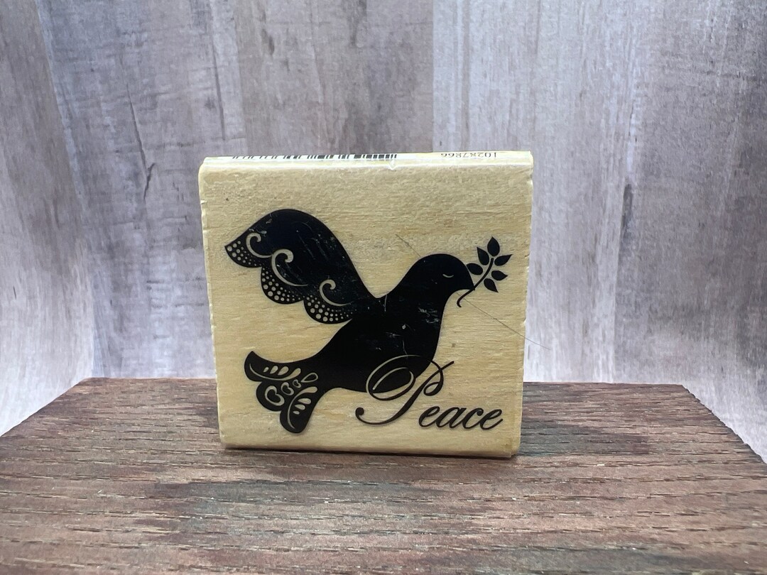Dove Peace Used Rubber Stamp View All Photos - Etsy