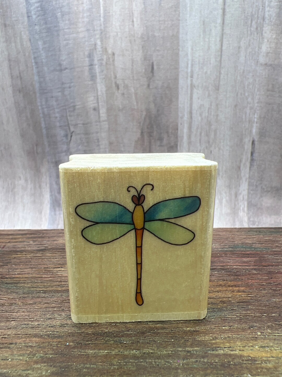 Dragonfly Used Rubber Stamp View All Photos Uptown Rubber Stamps - Etsy