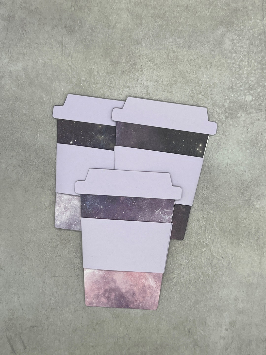 Shades of Pink and Purple Nebula Coffee Cup Gift Card Holder - Etsy