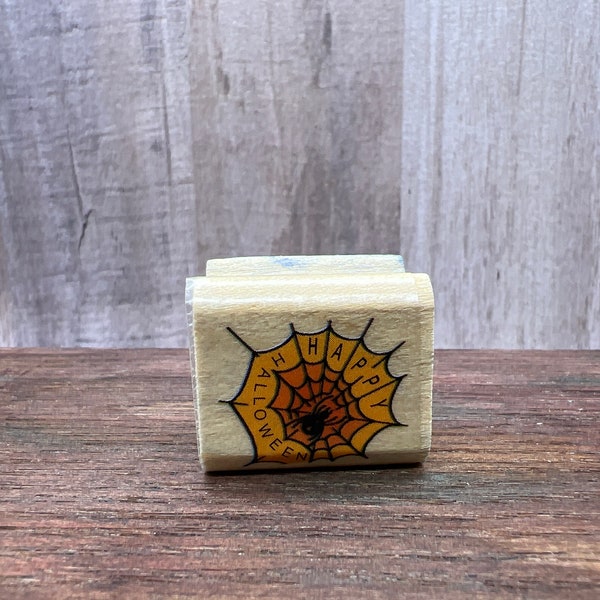 Spider Web Rubber Stamp - Etsy