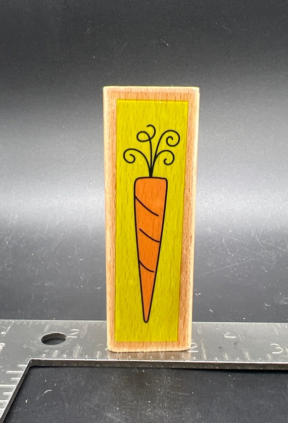 Stamps Paper & Party Supplies Paper Carrot Rubber Stamp Used View All ...
