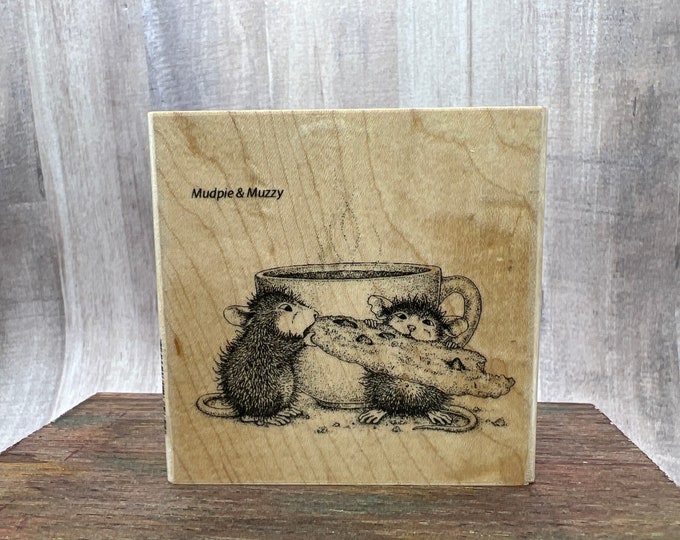 Cookie Crumbs Mudpie Muzzy NEW View All Photos Rubber Stamp House Mouse ...