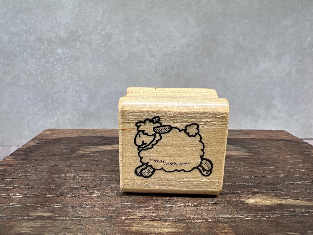 Sheep Rubber Stamp Used View All Photos Hero Arts - Etsy