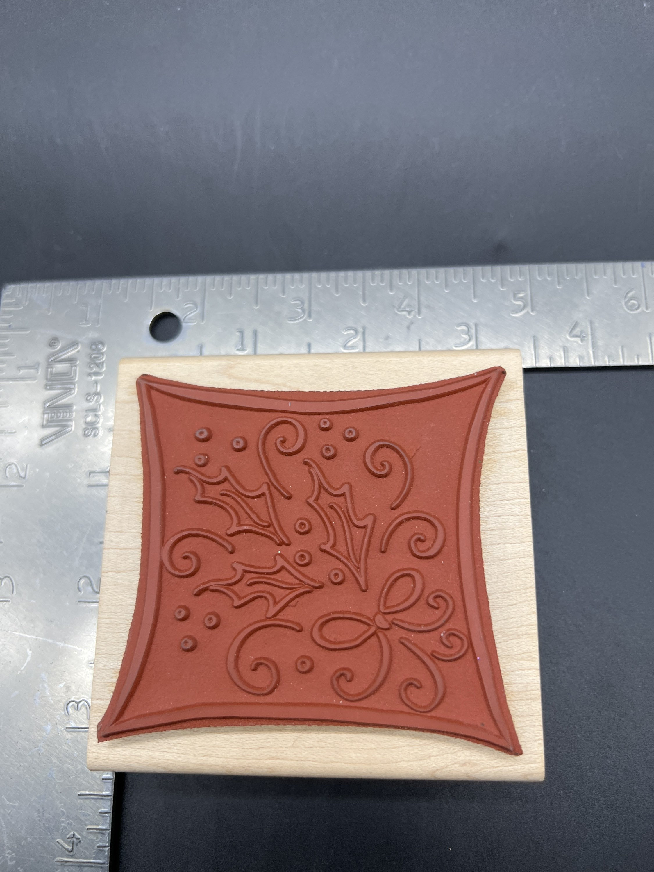 Craft Supplies & Tools Paper, Party & Kids Holly Used Rubber stamp View ...