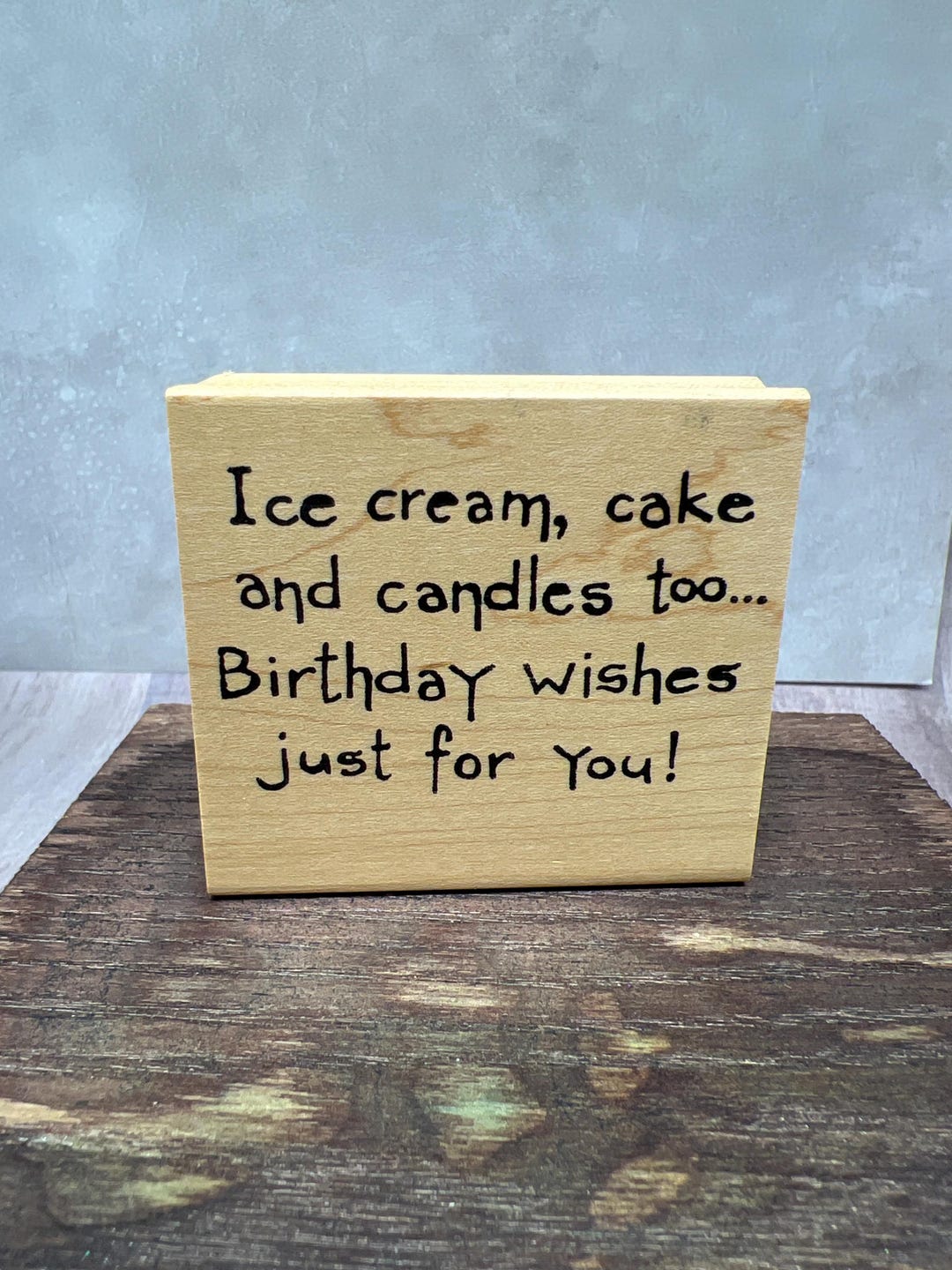 Ice Cream, Cake …. USED Rubber Stamp View All Photos Dawn Houser ...