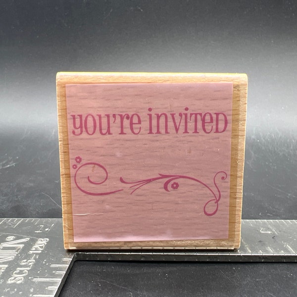 Youre Invited Stamp - Etsy