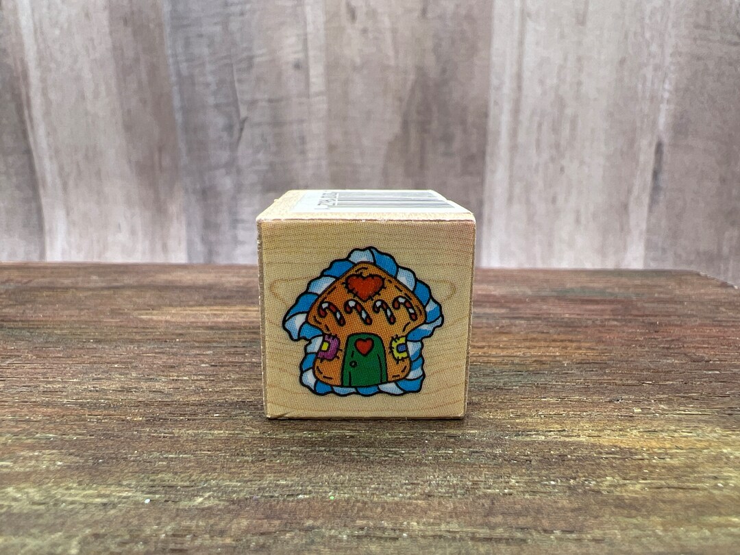 Gingerbread House USED Rubber Stamp View All Photos - Etsy