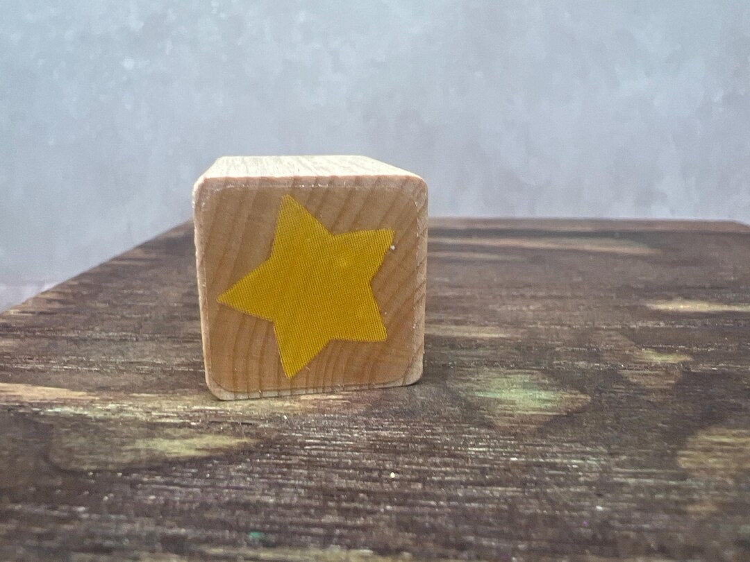 Star USED Rubber Stamp View Photos - Etsy