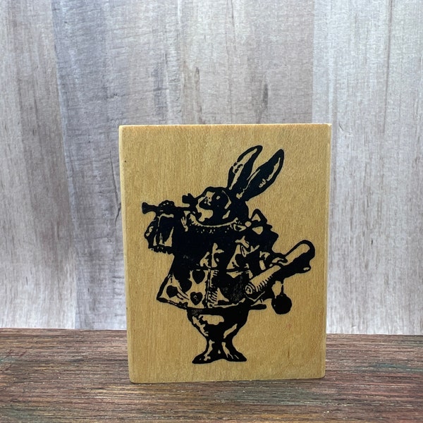 Alice in Wonderland Rubber Stamp - Etsy