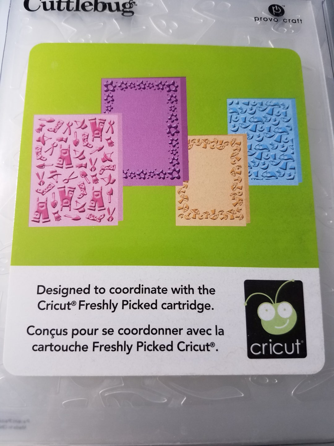 Freshly Picked Cuttlebug Embossing Folder Set of 4 - Etsy