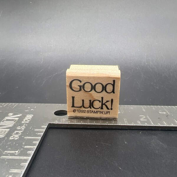 Good luck stamp - Etsy.de