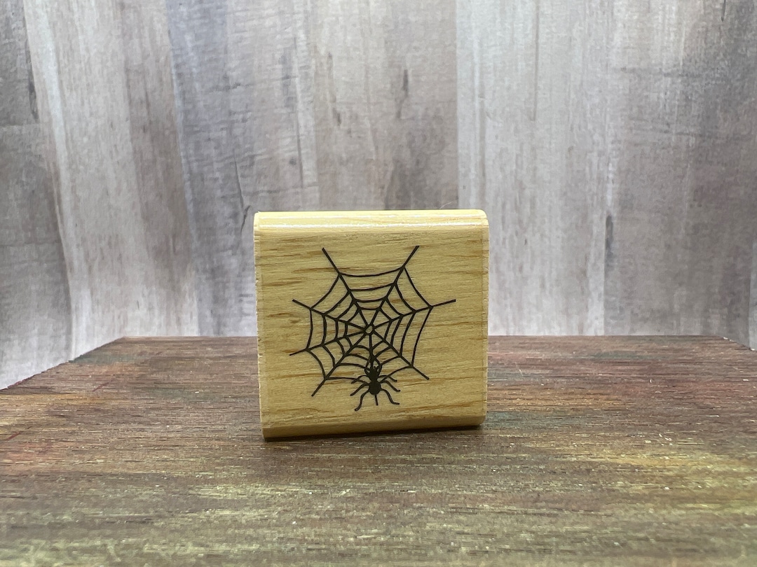 Spider Web Rubber Stamp Used View All Photos - Etsy