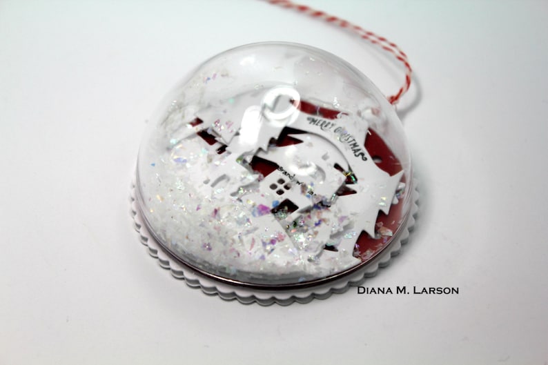Personalized Snow Globe Ornament, Our First Christmas, Baby's First ...