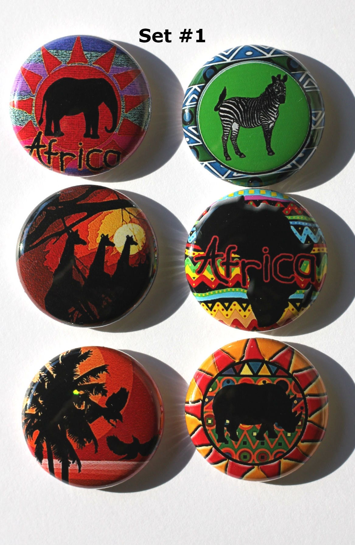Africa Out of Africa tribal buttons | Etsy
