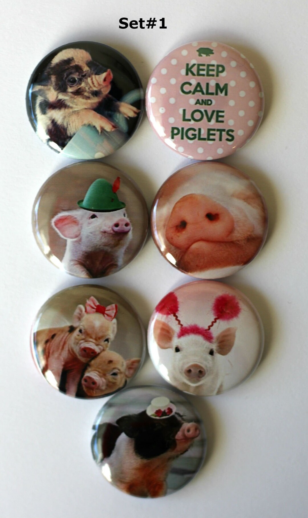 This Little Piggy, Flair Buttons, Pins, Badges, Flair, Piglets, Pig on ...