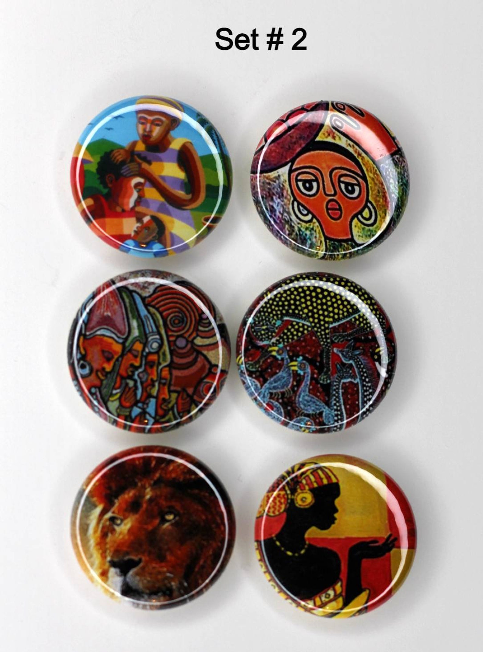 African Vibes, Tribal Buttons, Out of Africa, 1 Inch Buttons, Flair ...