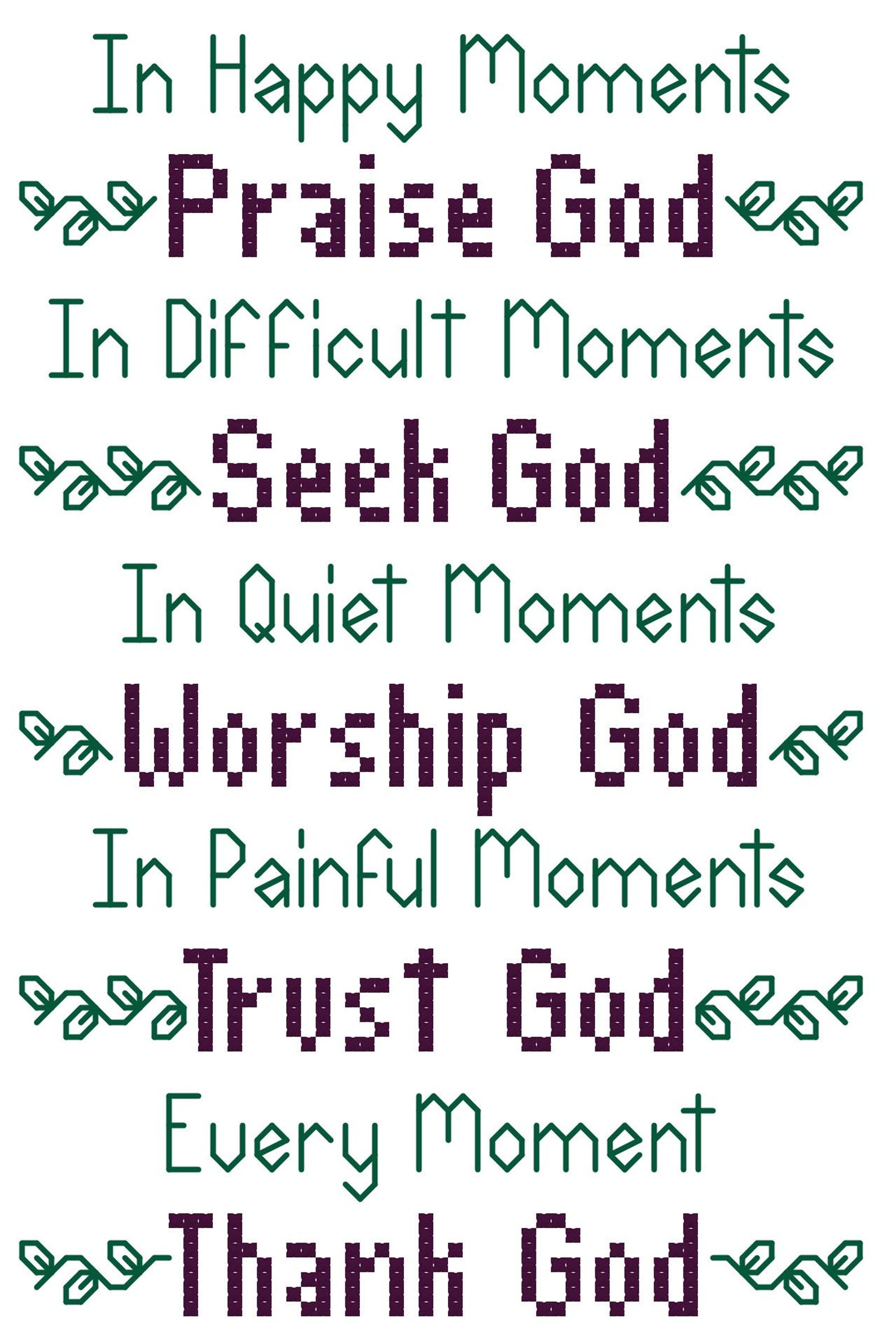 Every Moment PDF Pattern - Etsy