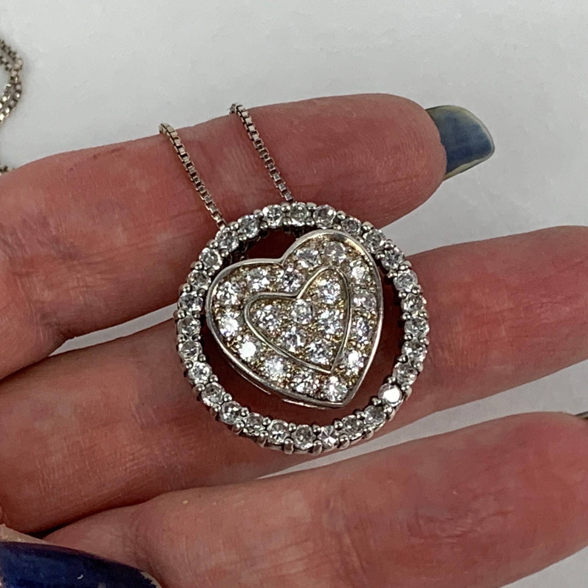 Sterling 925 Eternal Heart Necklace by Rare Beauty Designs - Etsy.de