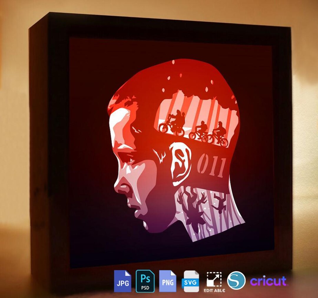 Modello di Light Box di Stranger Things - Etsy Italia