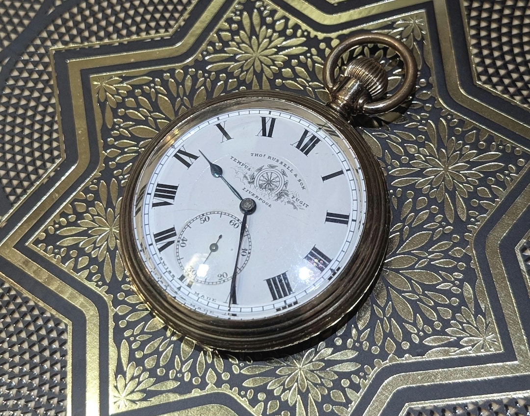Thomas Russell & Son. Pocket Watch - Etsy UK