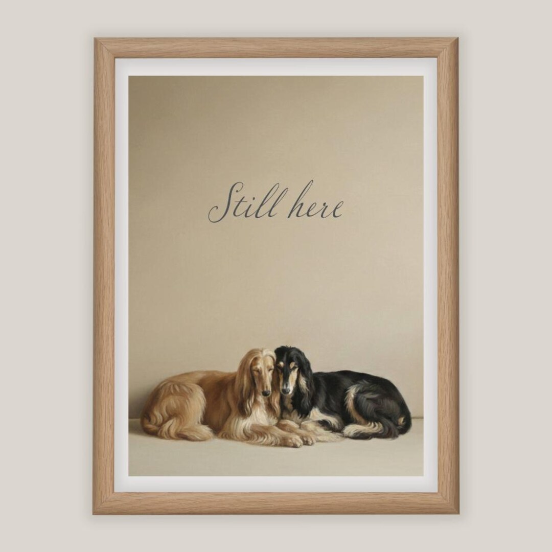 Neutral Resting Dogs Portrait – Calm Home Decor (digital Download 8x10 ...