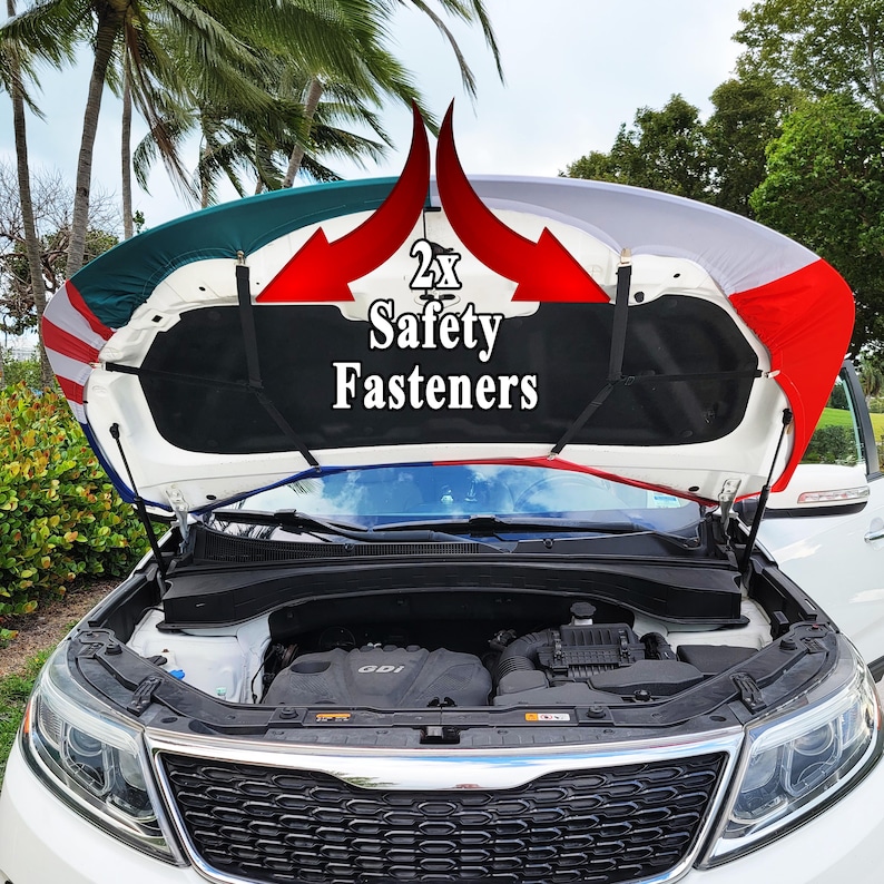 Custom Design Car Hood Cover by Hood’s Flags – Upload Your Art, Logo ...