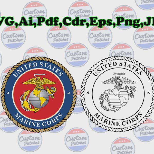 Marine Corps Svg - Etsy