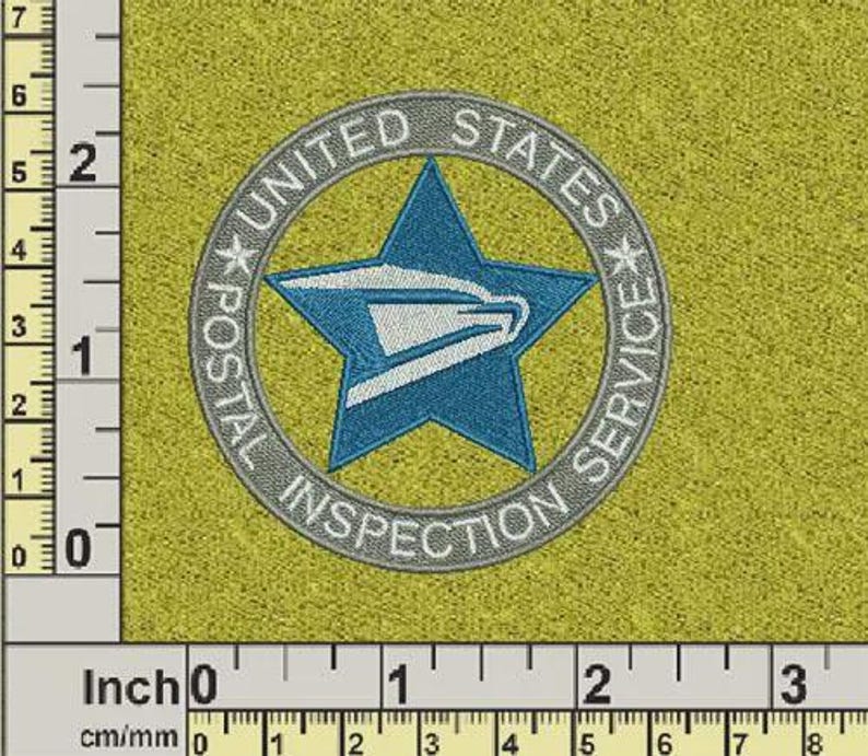 USPS Uniform Patch Embroidery File – Digital Stitch Design for Machine ...