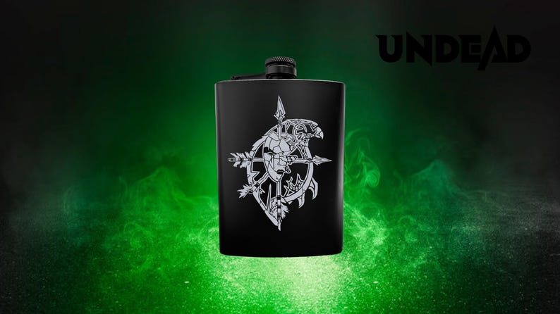 Personalized World of Warcraft Style Flask, Horde, Alliance,many ...