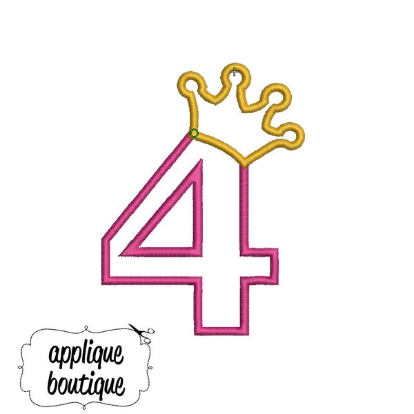 Crown and Number - Etsy