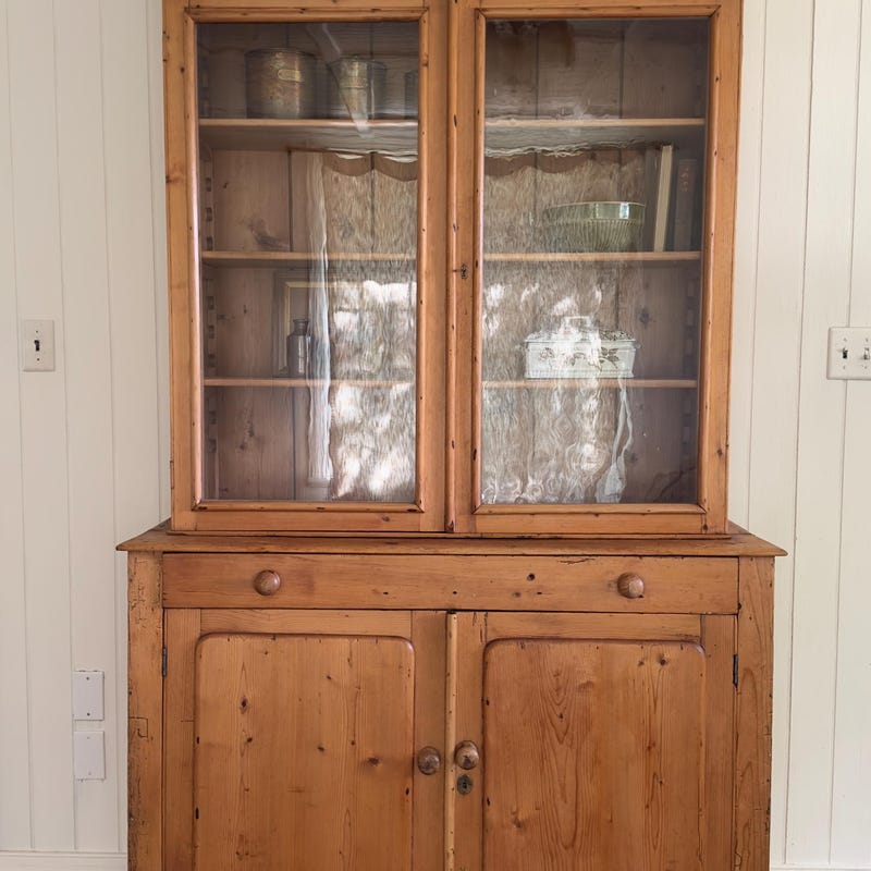 Antique Pine Hutches - Etsy