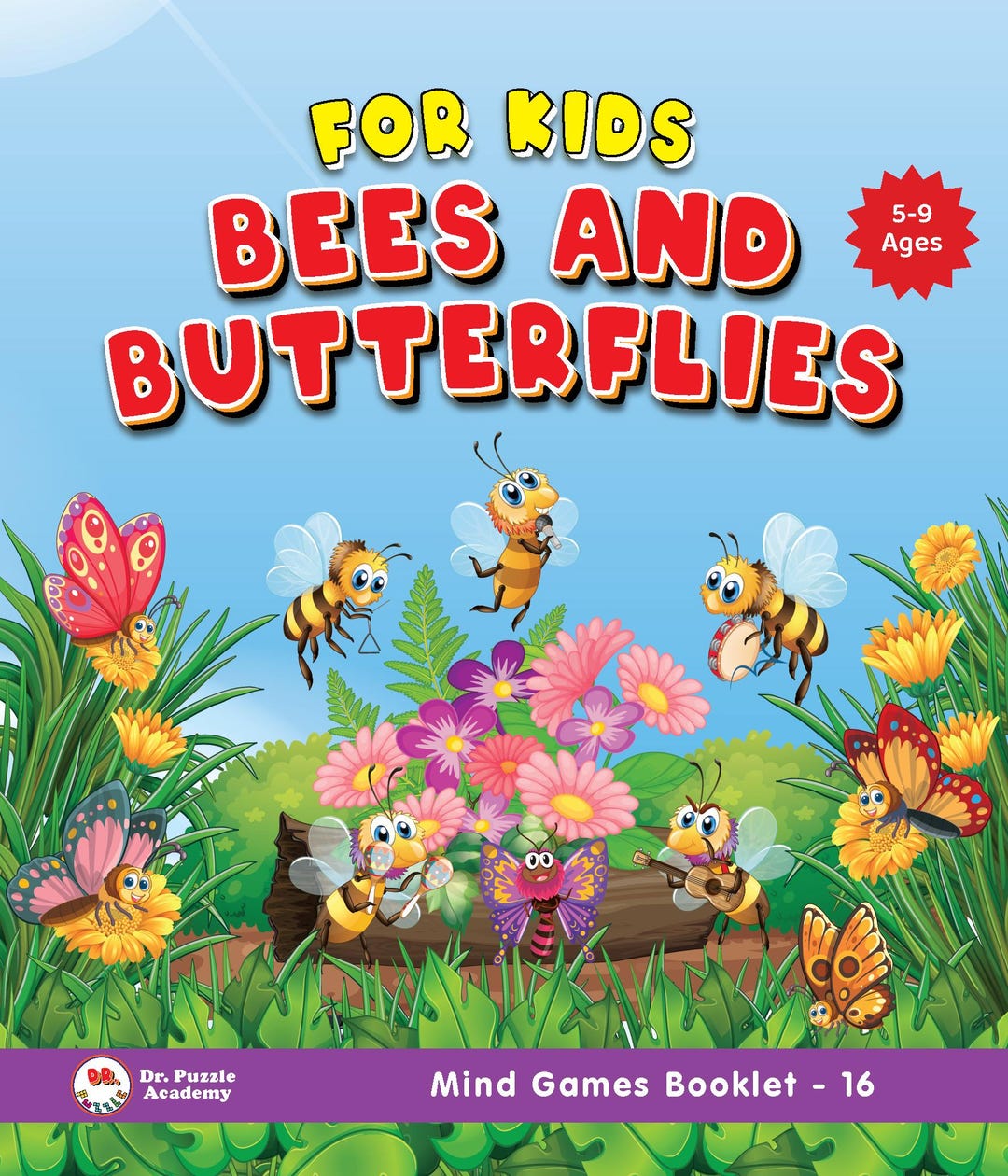 16- Bees and Butterflies - Logic Puzzles for Kids: Printable Learning ...