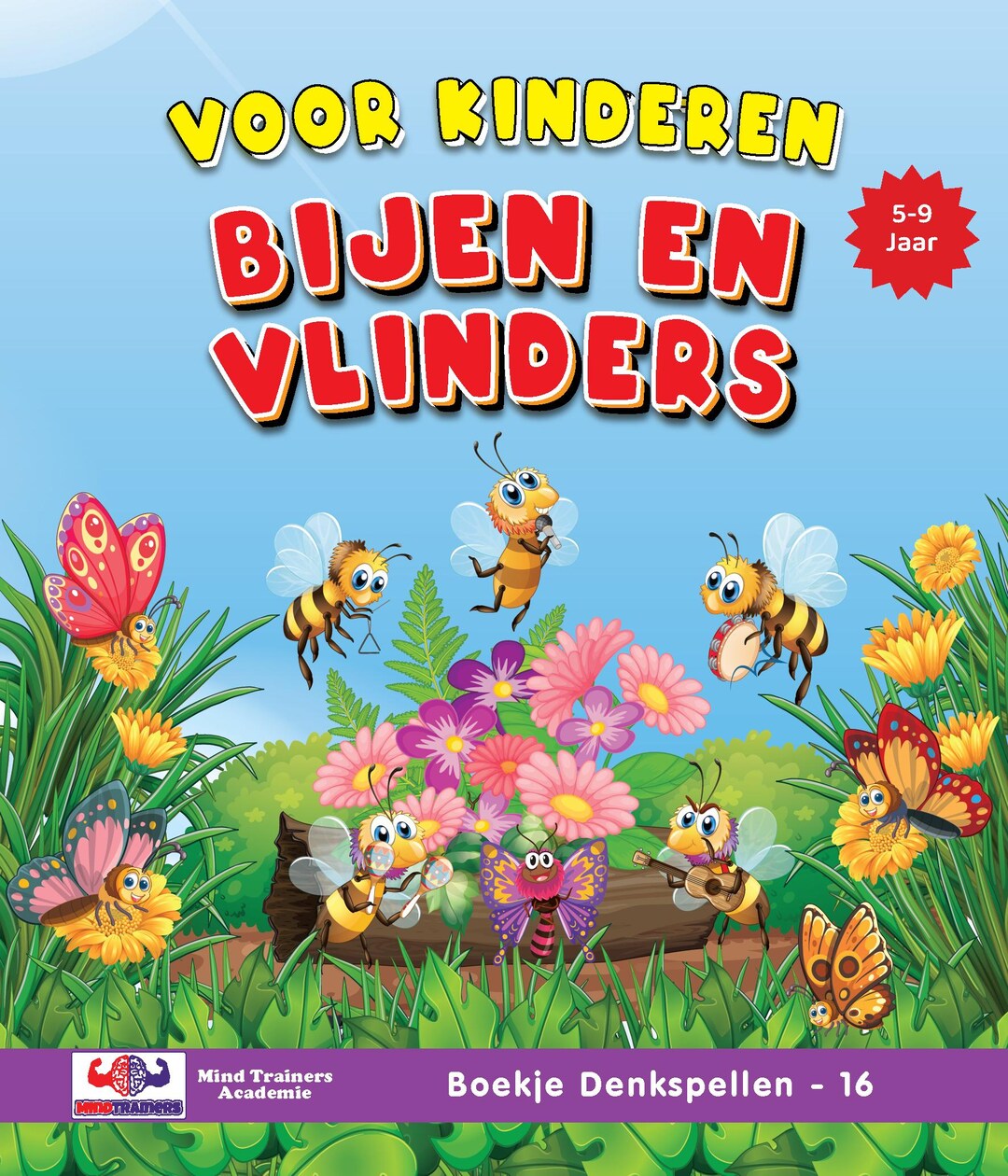 16- Bijen En Vlinders Voor Kinderen - Logische Puzzels Afdrukbare ...