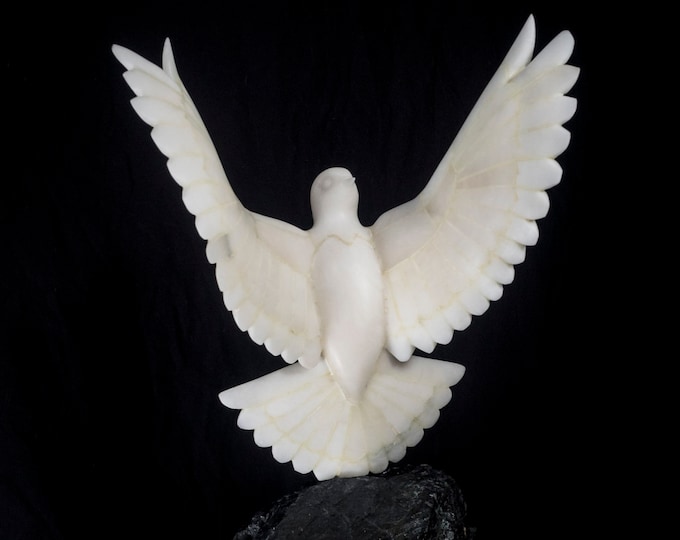 Bird Art, Raven Sculpture, Soapstone Sculpture, Stone Raven, Raven ...