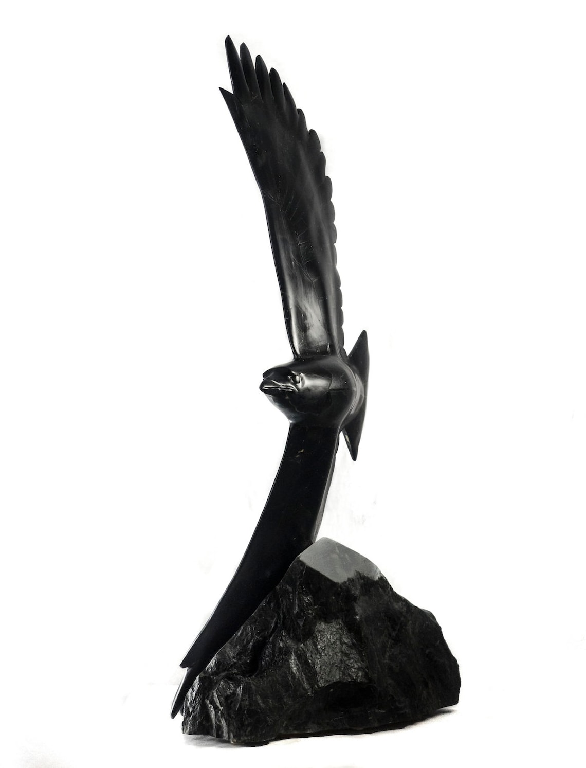 Bird Art, Raven Sculpture, Soapstone Sculpture, Stone Raven, Raven ...