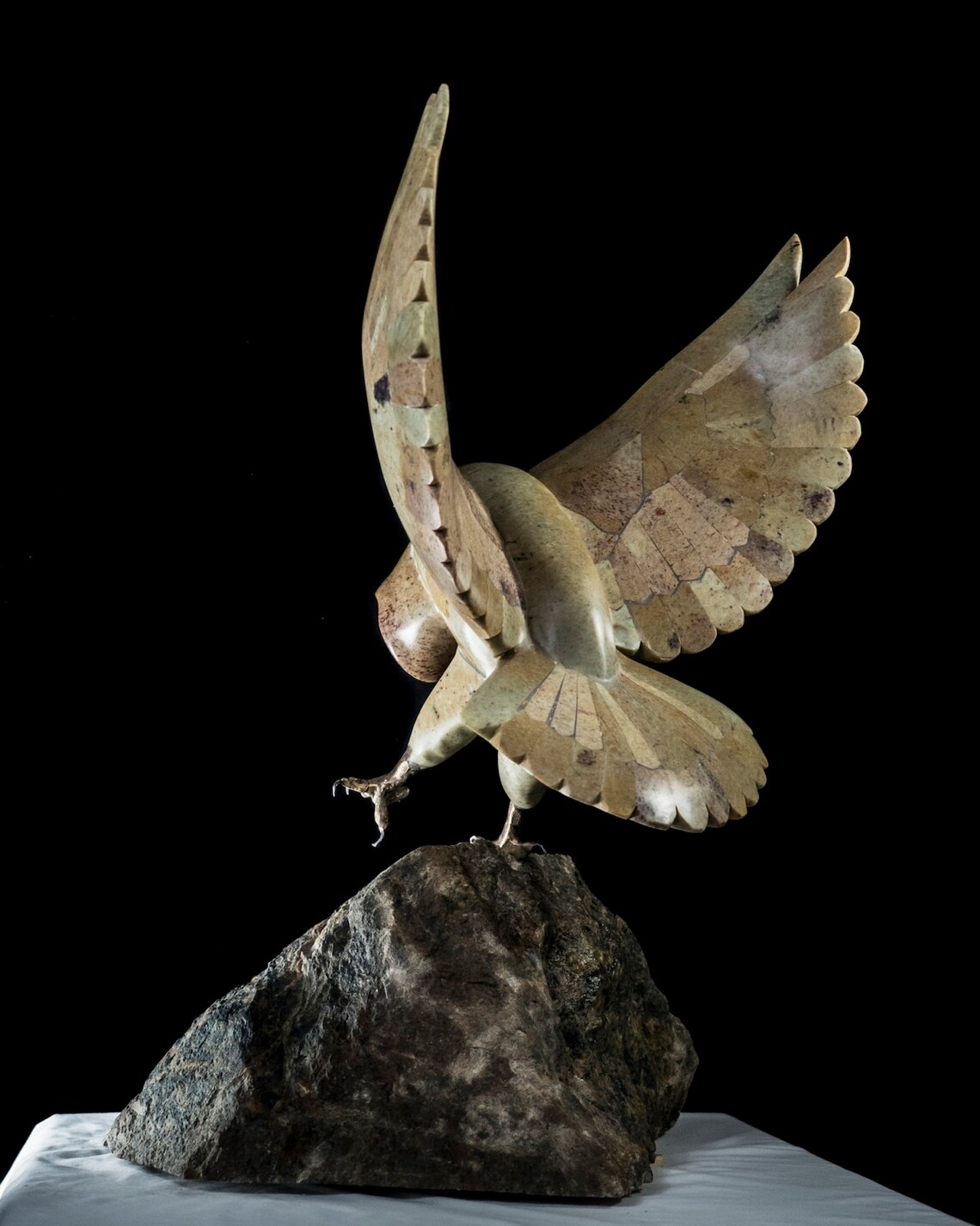 Office Art, Owl, Owl Sculpture, Soapstone Owl Sculpture, Stone Owl, Owl ...