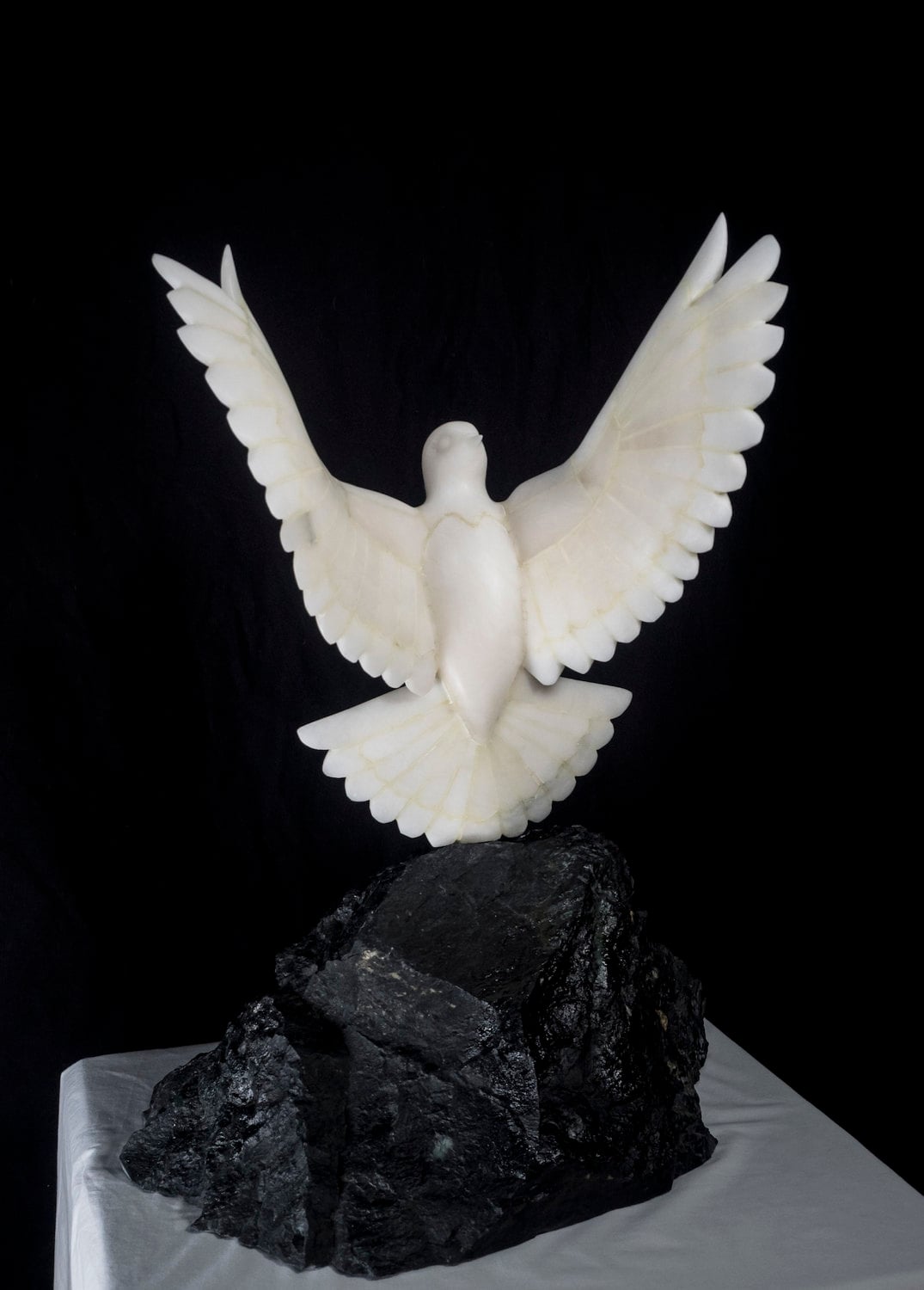 Wildlife Art, Soapstone Dove Sculpture, Soapstone Sculpture, Stone Dove ...