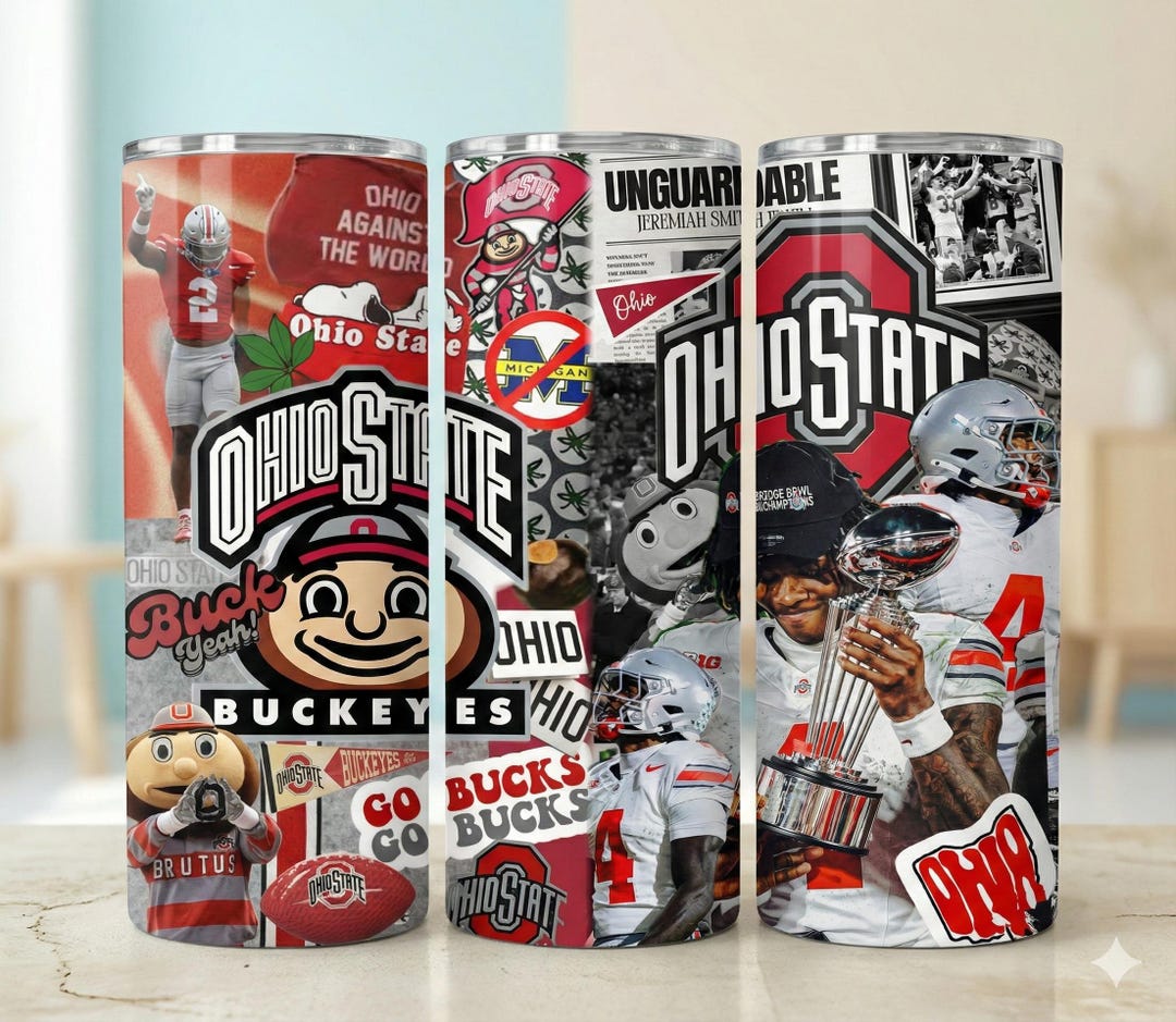 Ohio State Tumbler Wrap, Ohio PNG Tumbler - Etsy