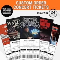 Comedy Show Ticket Template, Custom Comedy Club Gift, DIY Stand up ...