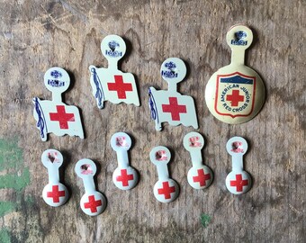 Red Cross Buttons | Etsy