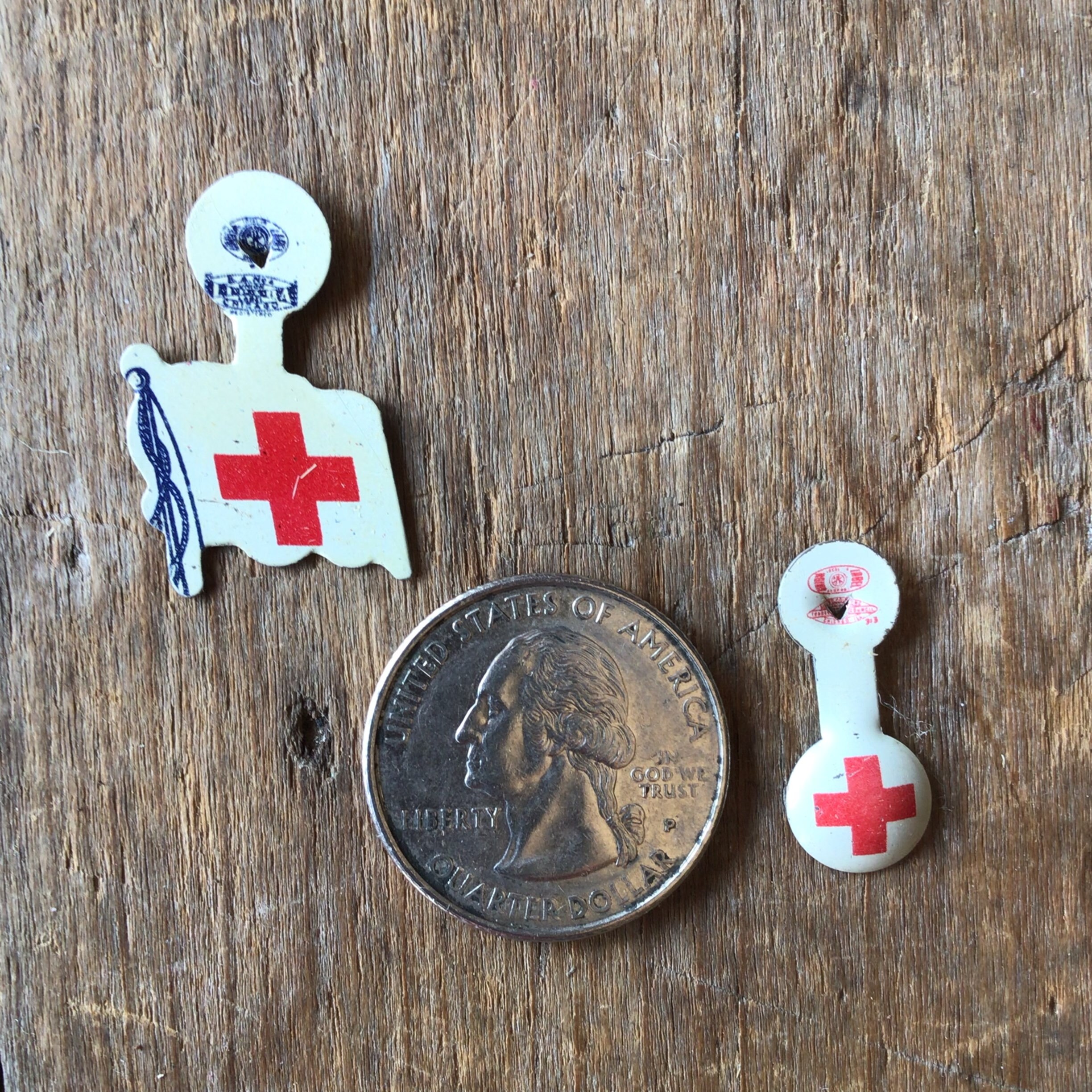 Vintage Little Red Cross Pins Tab Buttons Lot of 20 - Etsy