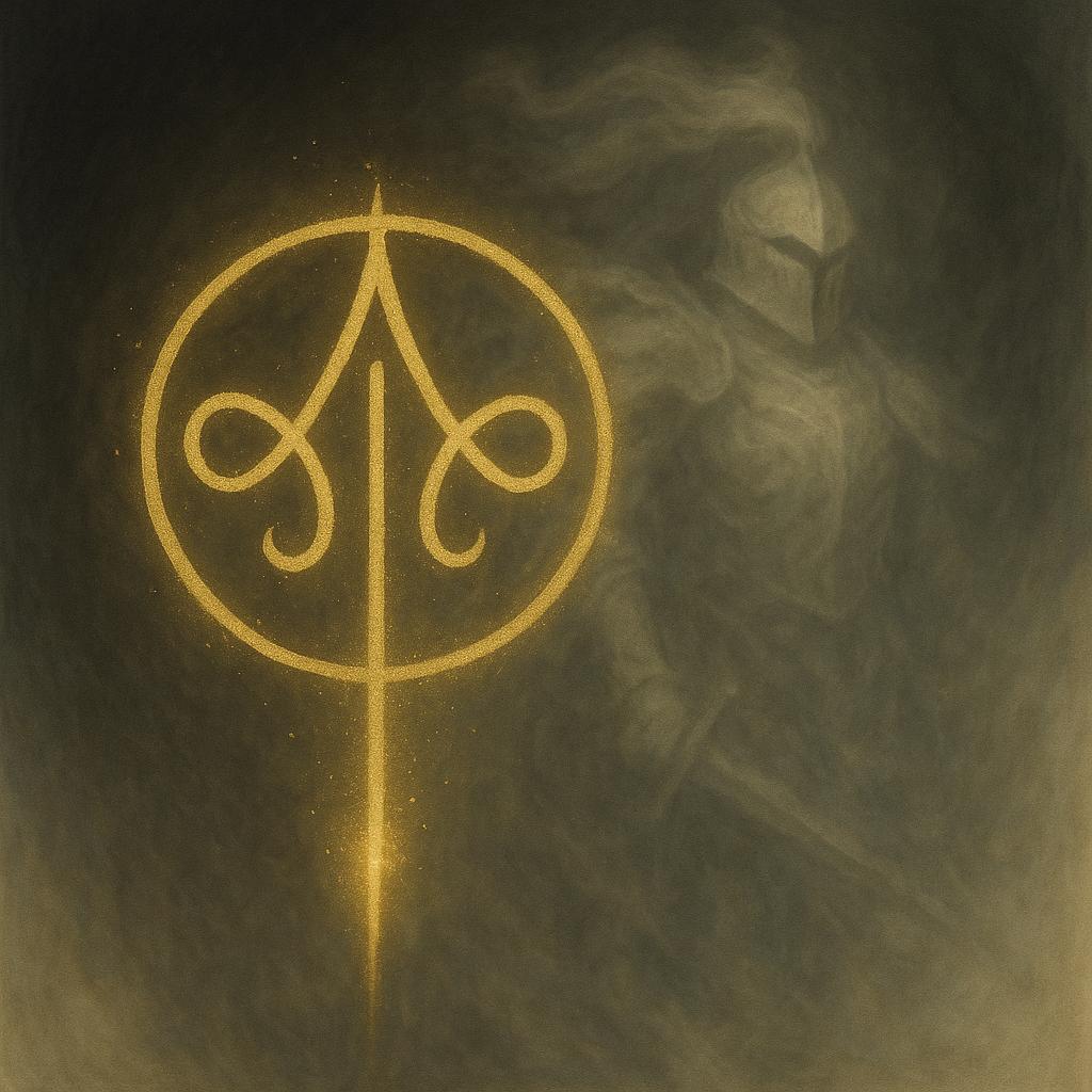 Sigil Tile for Clarity & Command, Porcelain Knight Emblem for Clear ...