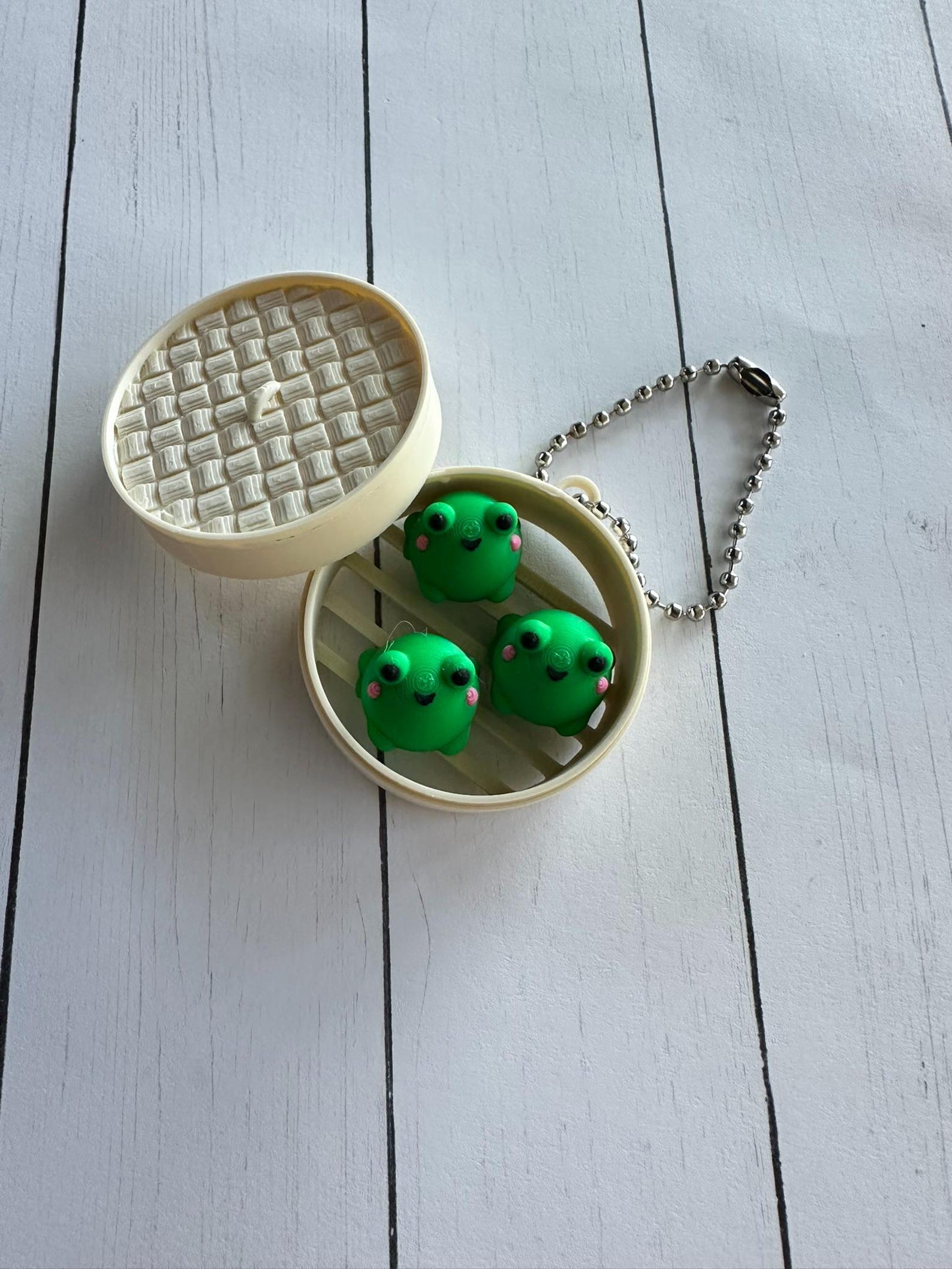 Bunny Dumpling Keychain, Easter - Etsy