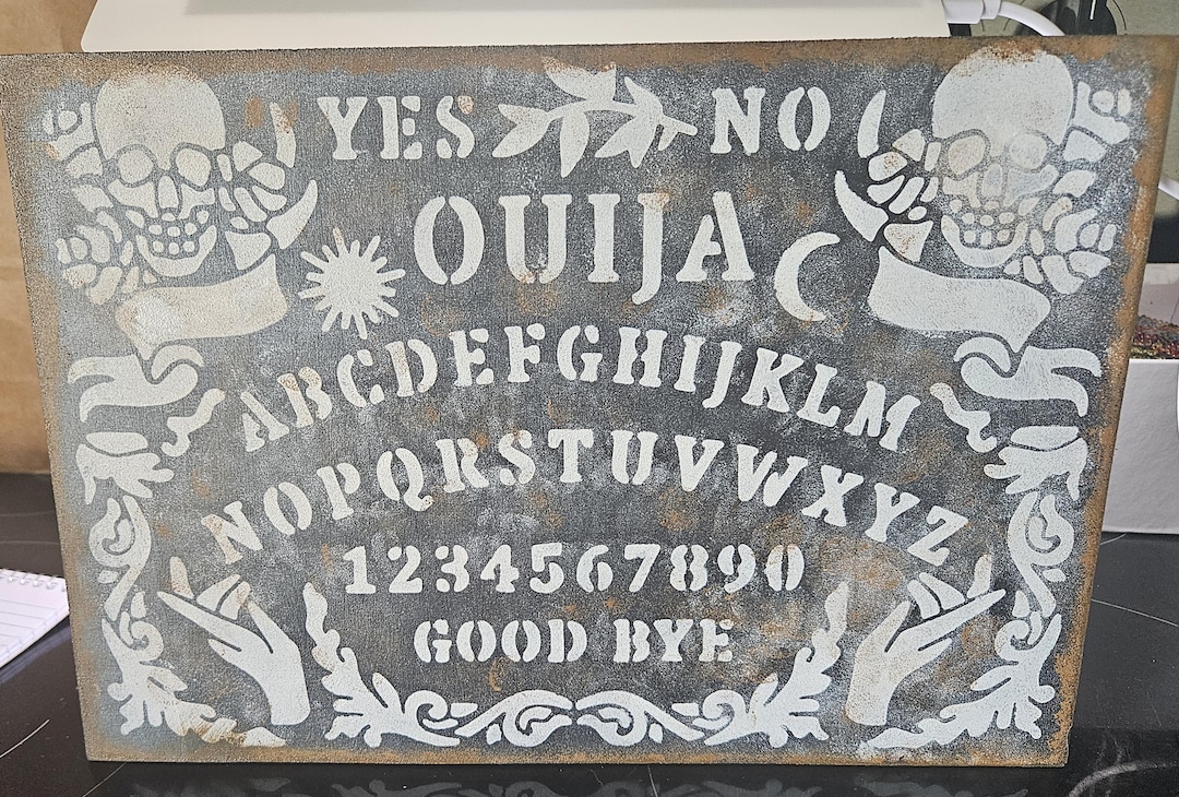 Spirit Board Hand Painted Hanging Decoration - Etsy