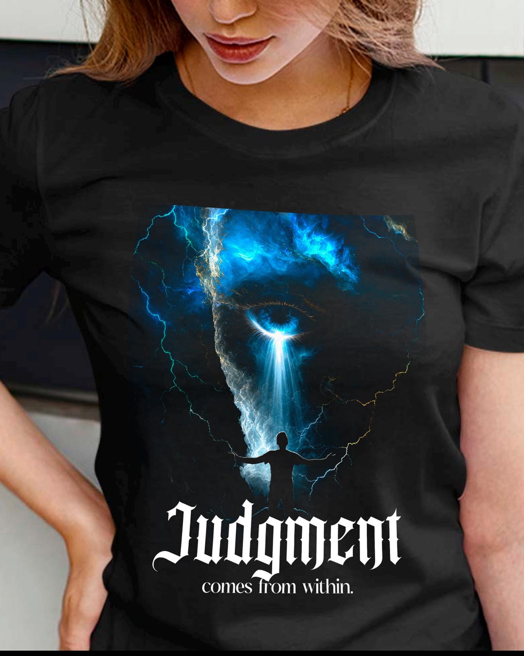 Judgment Comes From Within, Dark Surreal Art Poster, Inner Self ...
