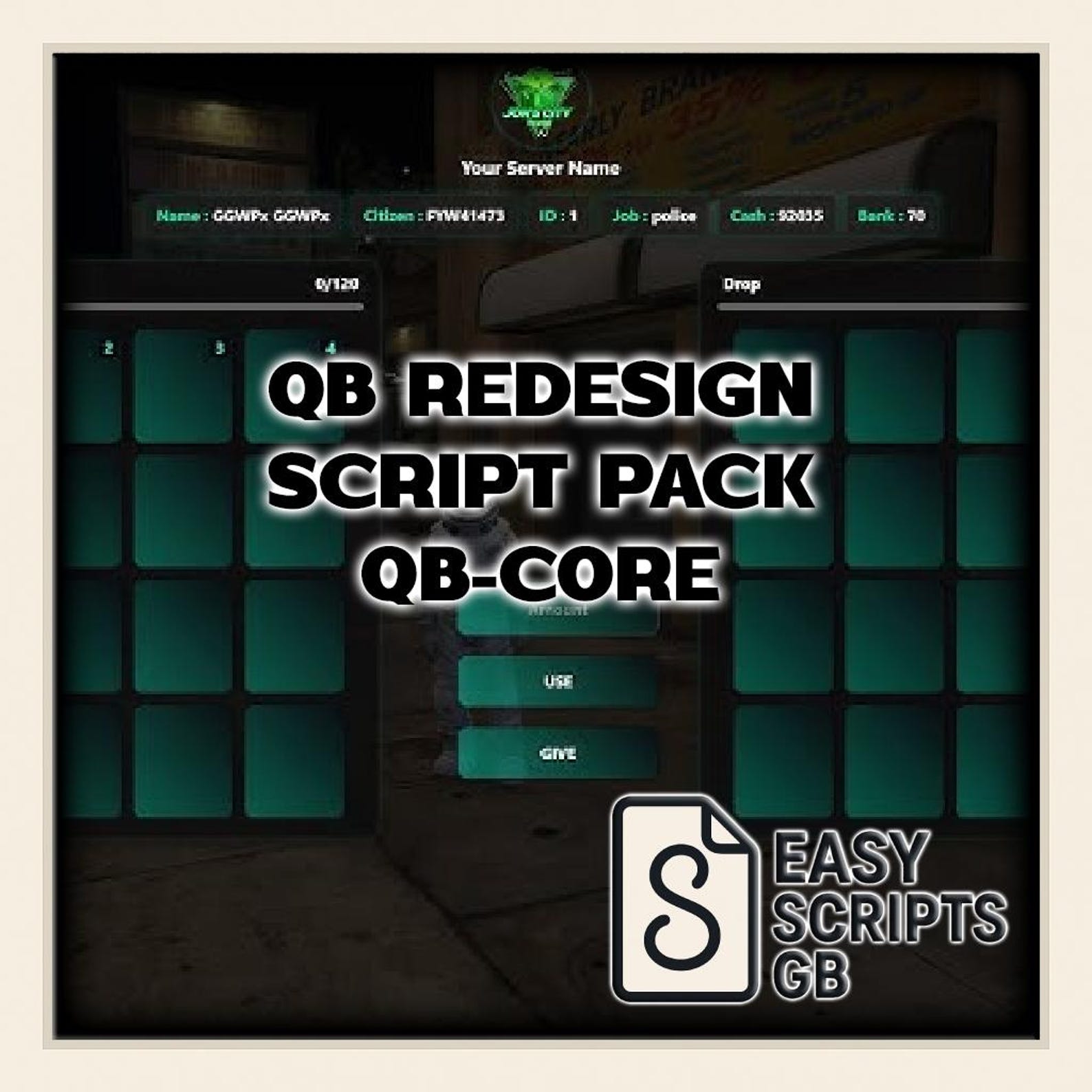 Qb-core QB Redesign Pack (ENG) - Etsy