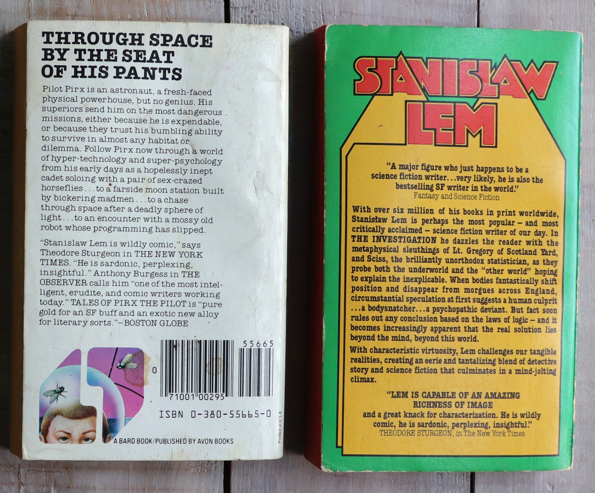 Stanislaw Lem Science Fiction, Lot of 4 Excellent Paperback 1st ...